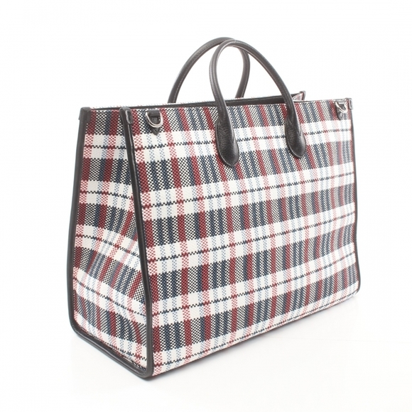 Gucci | Bags | Gucci Handbag Iccug Nylon White Black Leather | Poshmark